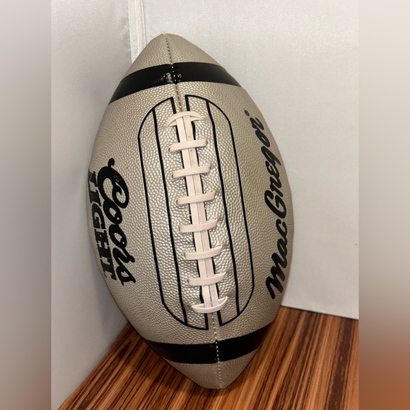 Macgregor | Other | Macgregor Coors Light Beer Silver Football Ball ...